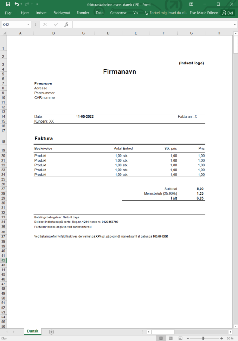 Downloade procesbeskrivelse skabelon Gratis PDF, Word