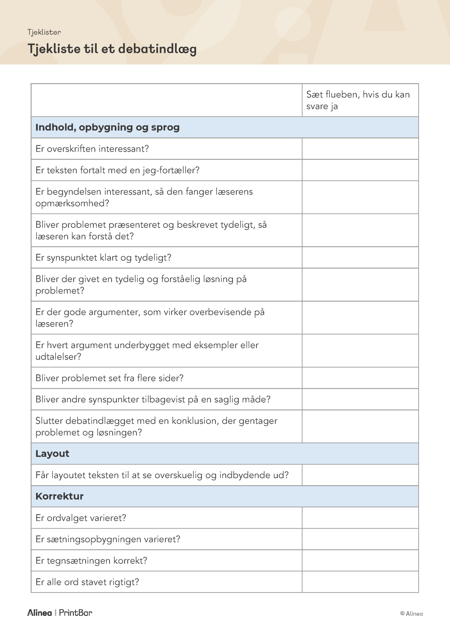 Download gratis klippekort-skabelon i PDF